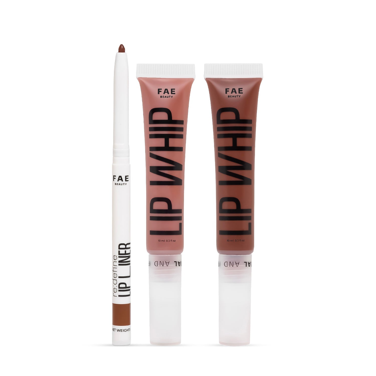 1 Lip Liner + 2 Lip Whip Bundle – Fae Beauty International