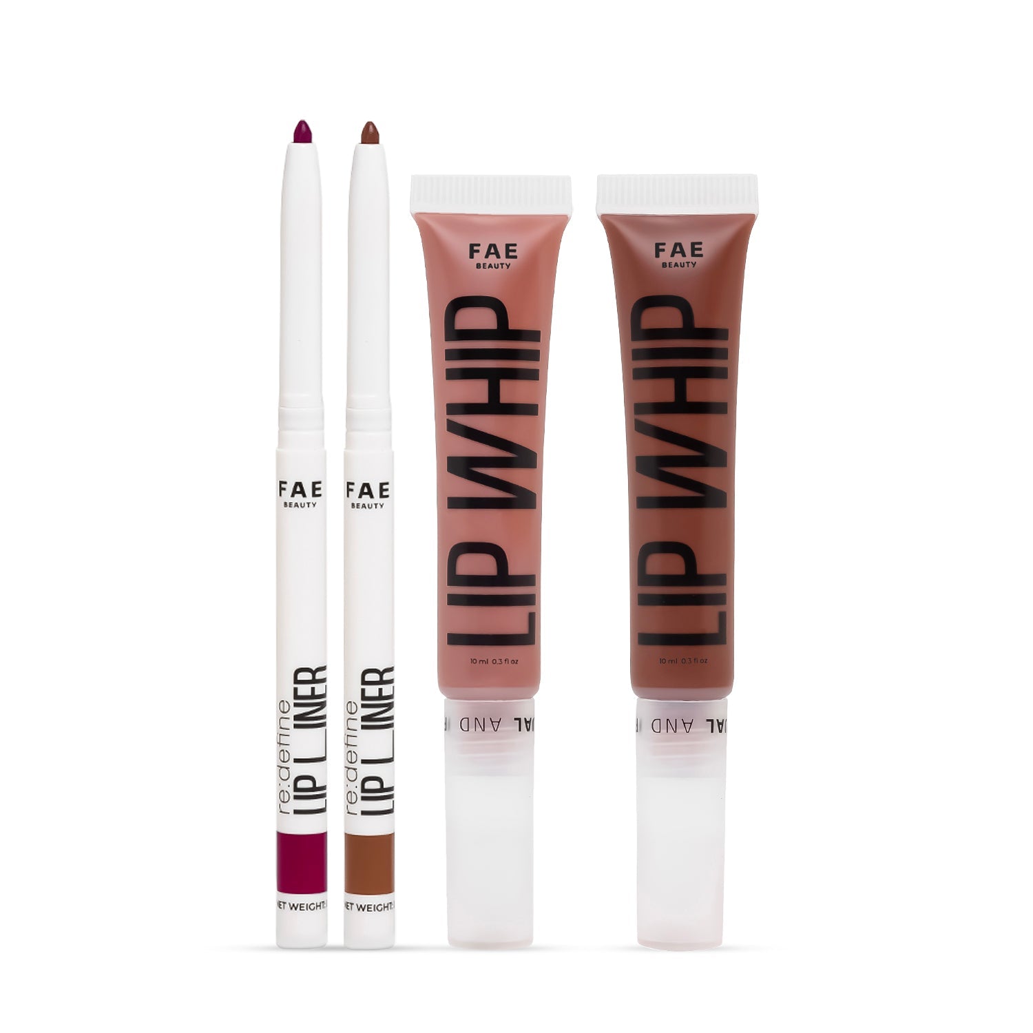 2 Lip Liner + 2 Lip Whip Bundle – Fae Beauty International